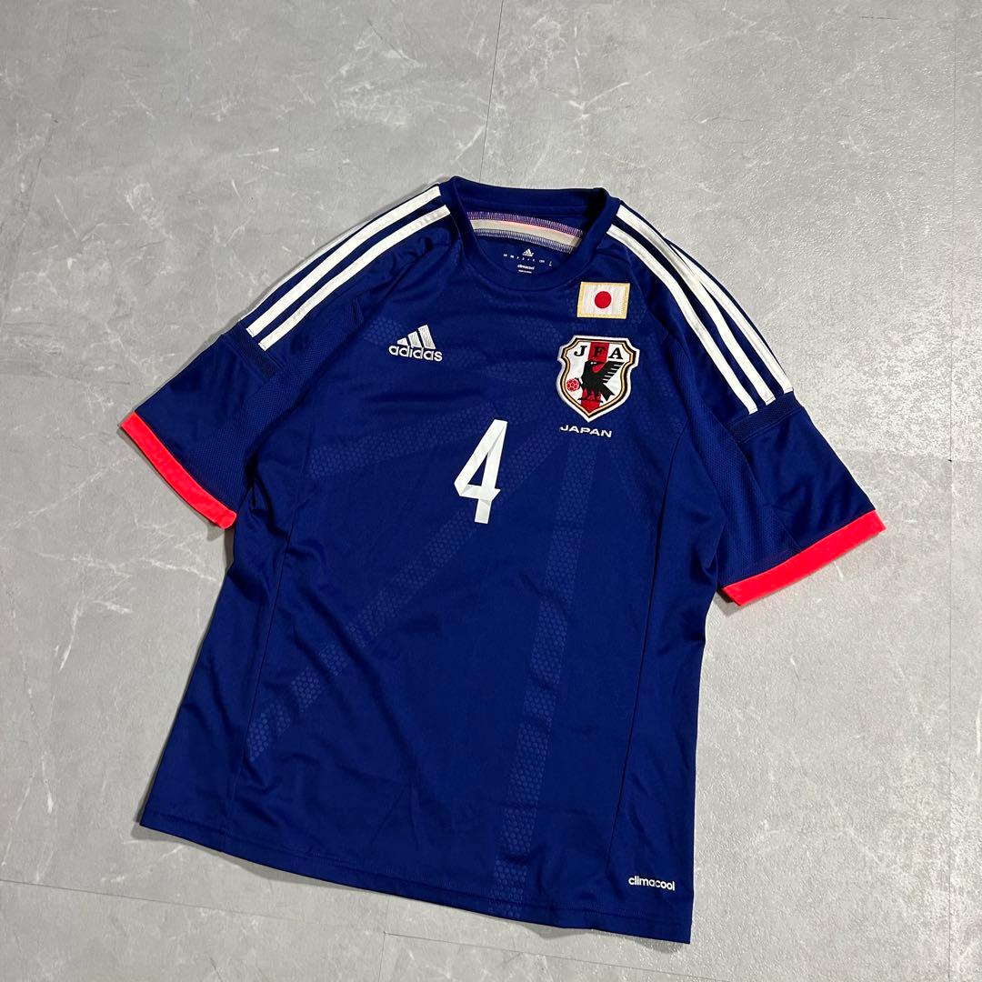 adidas サッカー 日本代表ユニフォーム 2014W杯 本田圭佑選手 4番