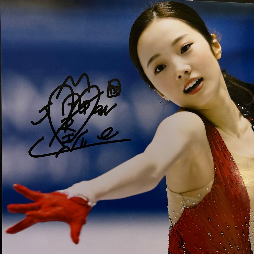 大人気　本田真凜選手　直筆サインPhoto