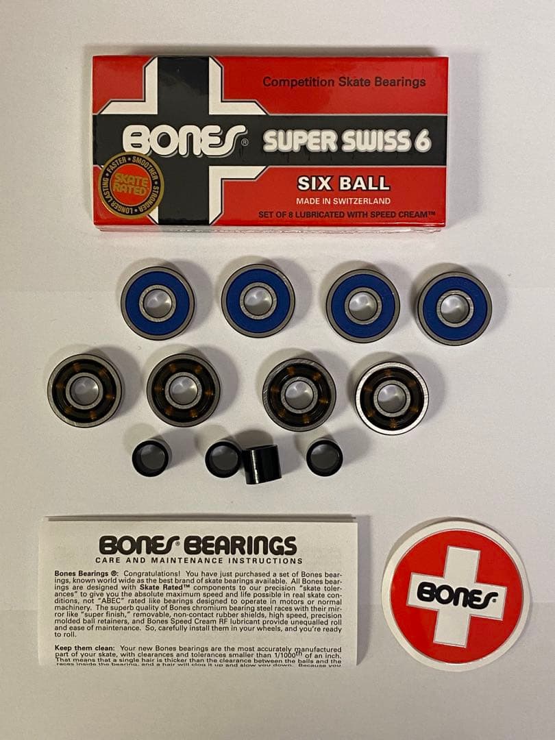 Bones Super Swiss6ベアリング Abec7相当 宅急便コンパクト