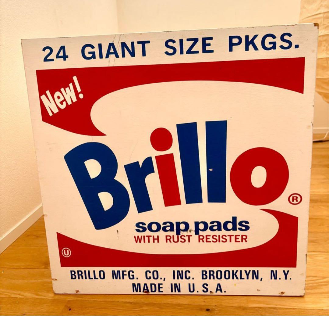 1990年代 アンディウォーホル Brillo Box ブリロボックス木製