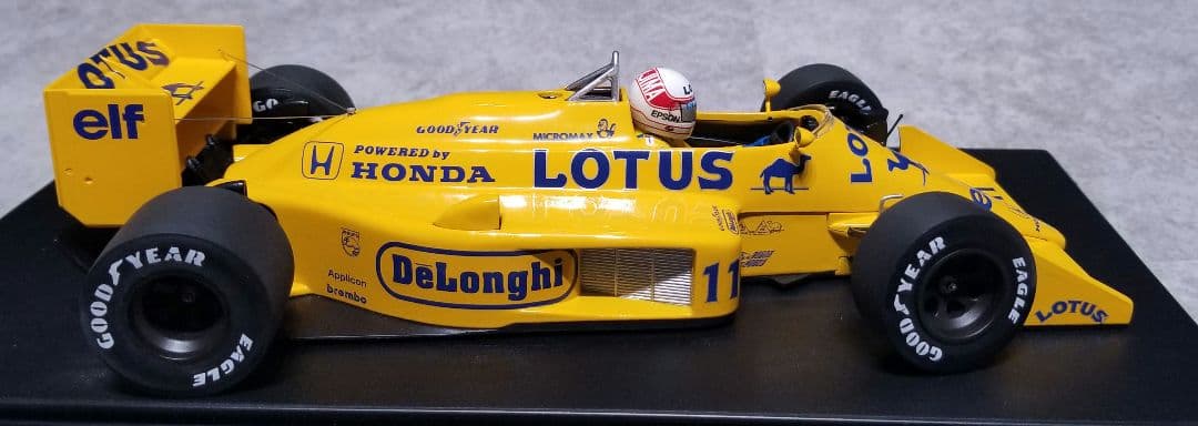 【レア美品】ミニチャンプス1/18 　ロータスホンダ99T 中嶋 悟　1987