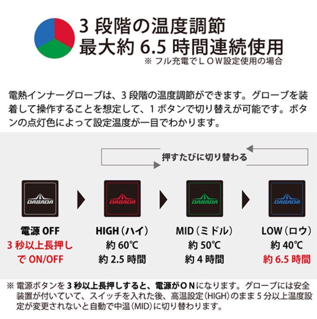 ★薄手 電熱グローブ ★極寒ゴルフも手指暖か! かじかまず普通に握れてスコアUP