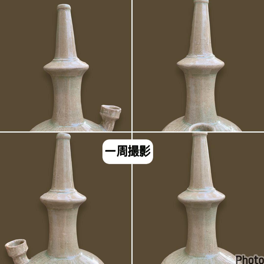 李朝　浄瓶　韓国　朝鮮　骨董品　青磁　高麗　花瓶　水指　水滴　古美術