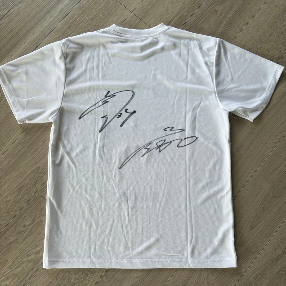 佐賀バルーナーズ 井上諒汰&岸田篤生 直筆サイン入りファンフェスTシャツ