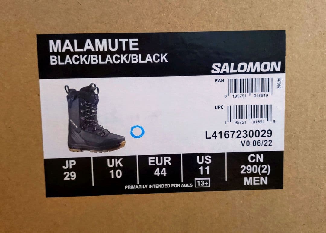 Salomon Malamute 24-25 29cm 新品未使用