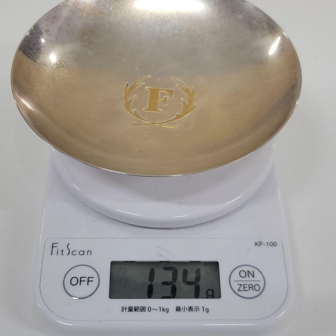 純銀 銀杯 134g 勤続表彰記念 昭和46年 木箱付き