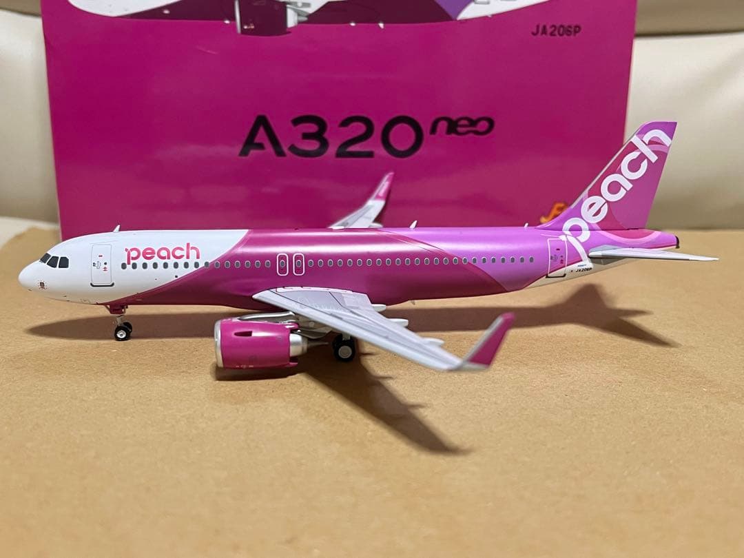 航空機・ヘリコプター Jfox 1/200 Peach Aviation A320neo JA206P
