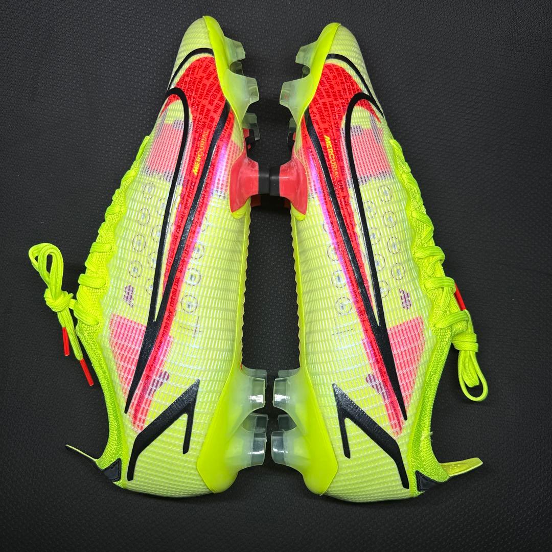 27cm Nike Vapor 14 サッカーシューズ ネオンイエローFG
