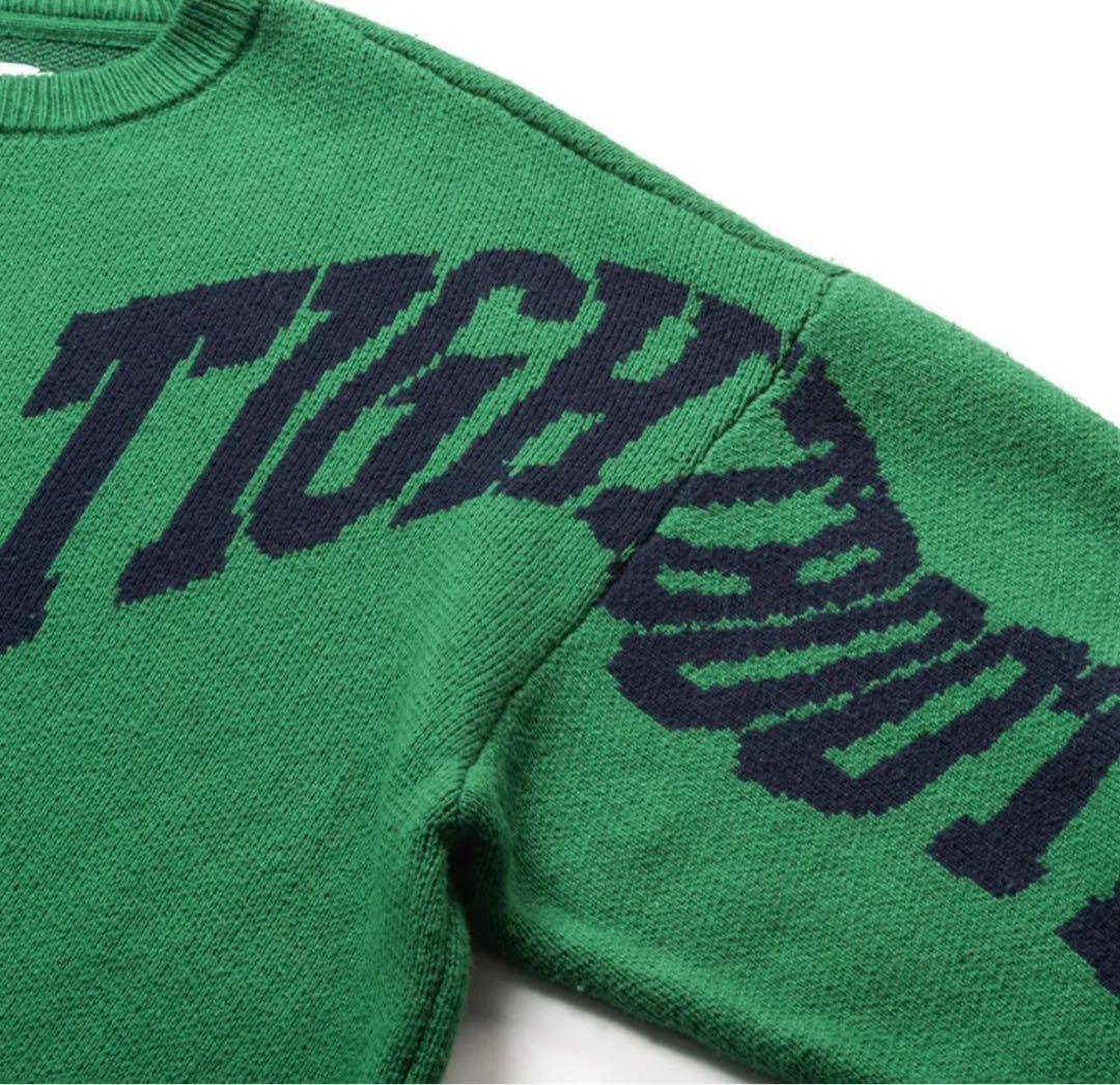 TBPR ⭐️ACID LOGO KNIT SWEATER グリーン　XLサイズ