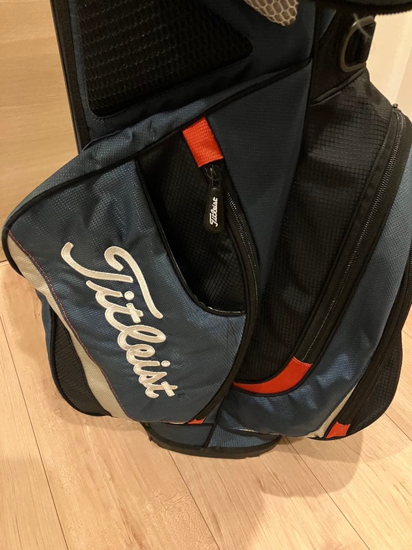 Titleist キャディバッグ スタンド付き 青