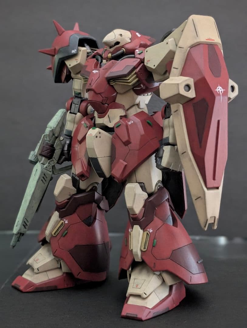 HG メッサーF02型 全塗装 改修 完成品 閃光のハサウェイ ガンプラ