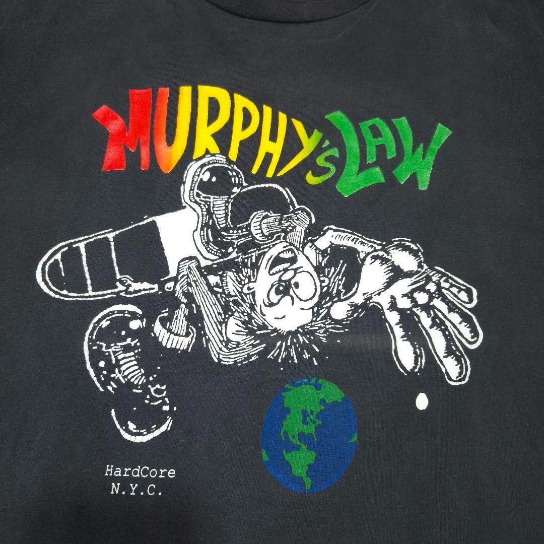 90sDELTA　MurphysLaw　ビッグプリントTシャツ　マーフィーズロウ