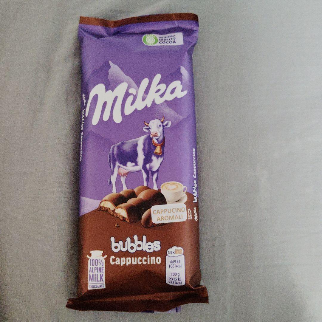 Milka Bubbles Cappuccino 97g　ミルカ　カプチーノ
