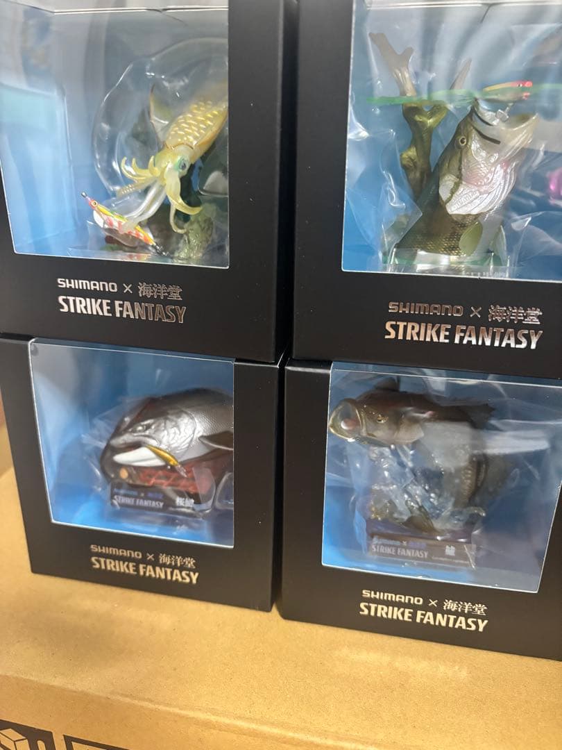 海洋堂 SHIMANO×STRIKE FANTASY 4種セット