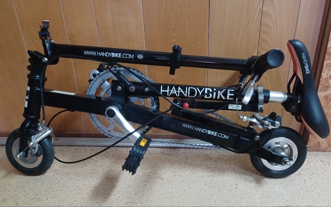 【中古】HANDY BIKE 折りたたみ自転車 ブラック