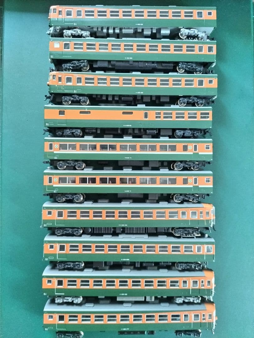 Nゲージ 165系急行アルプス号10両編成 KATO 単品寄集め