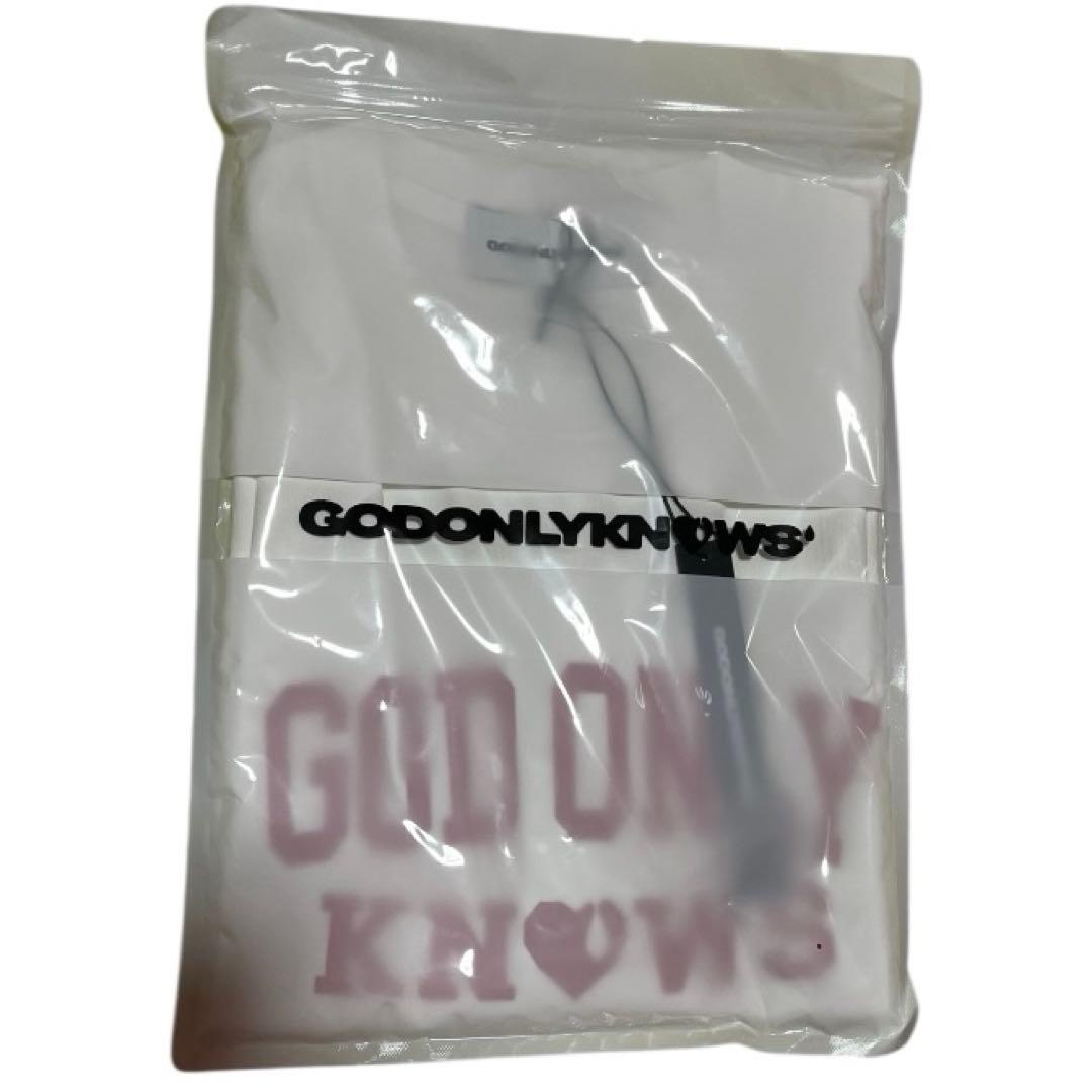 ミュージシャン GOD ONLY KNOWS COLLEGE LOGO T-SHIRT