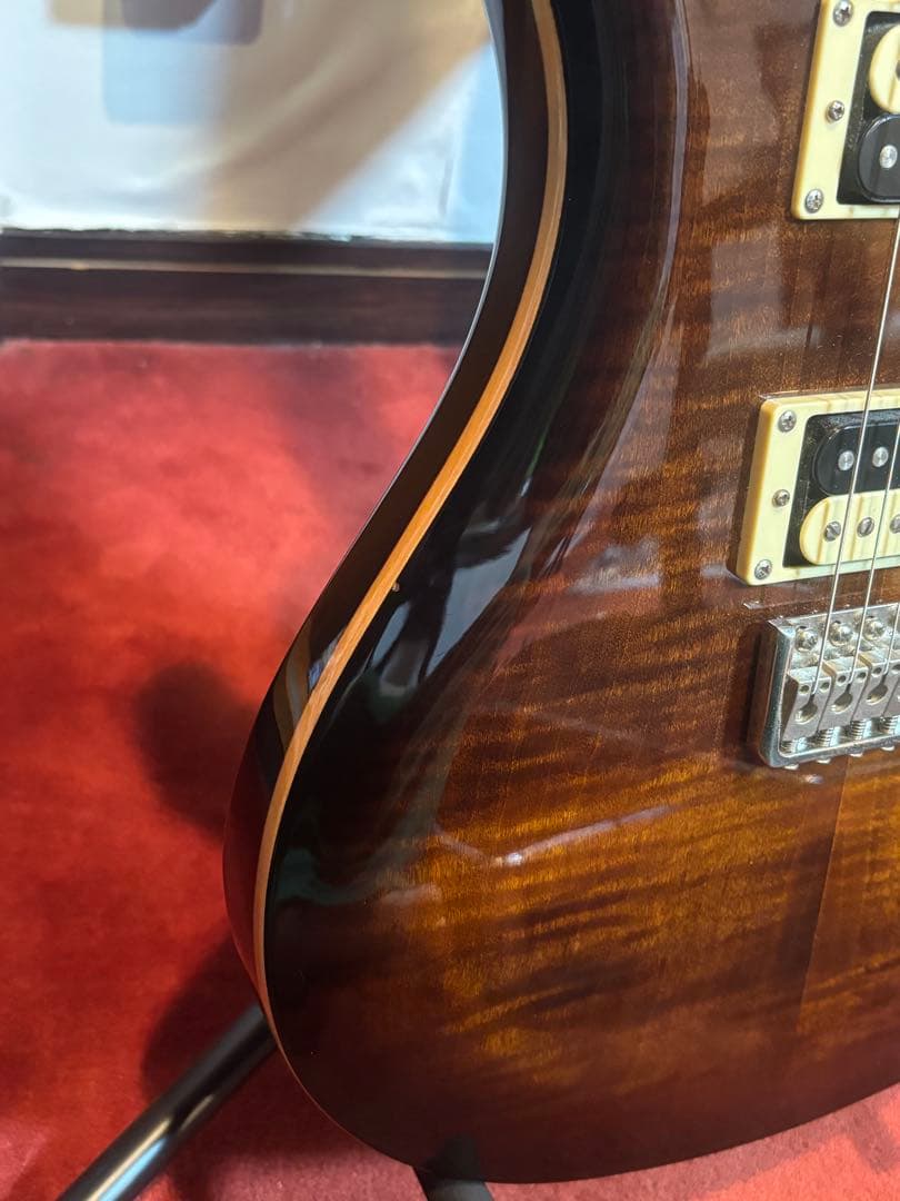 しましま　prs se custam24 エレキギター　レスポール