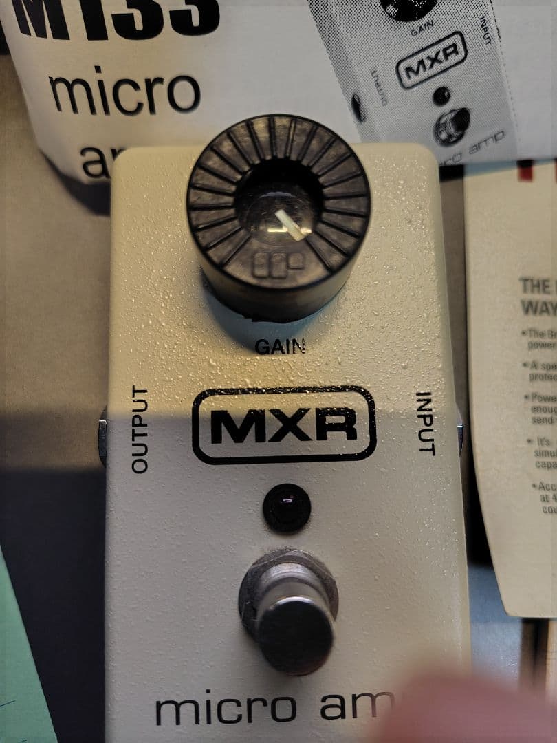 【美品】MXR M133 micro amp ギターエフェクター