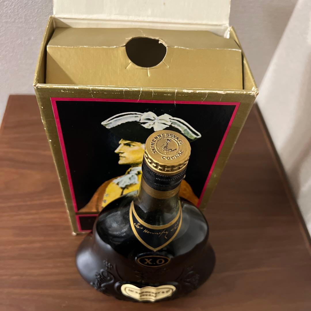 希少 旧ボトル Hennessy XO 金キャップ JA’s 箱付