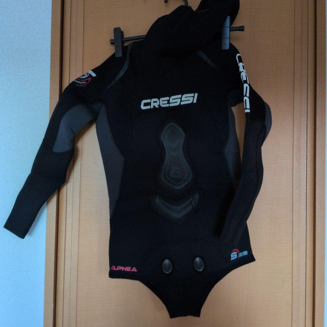 CRESSI APNEA 5mm フード付きツーピースウェットスーツ