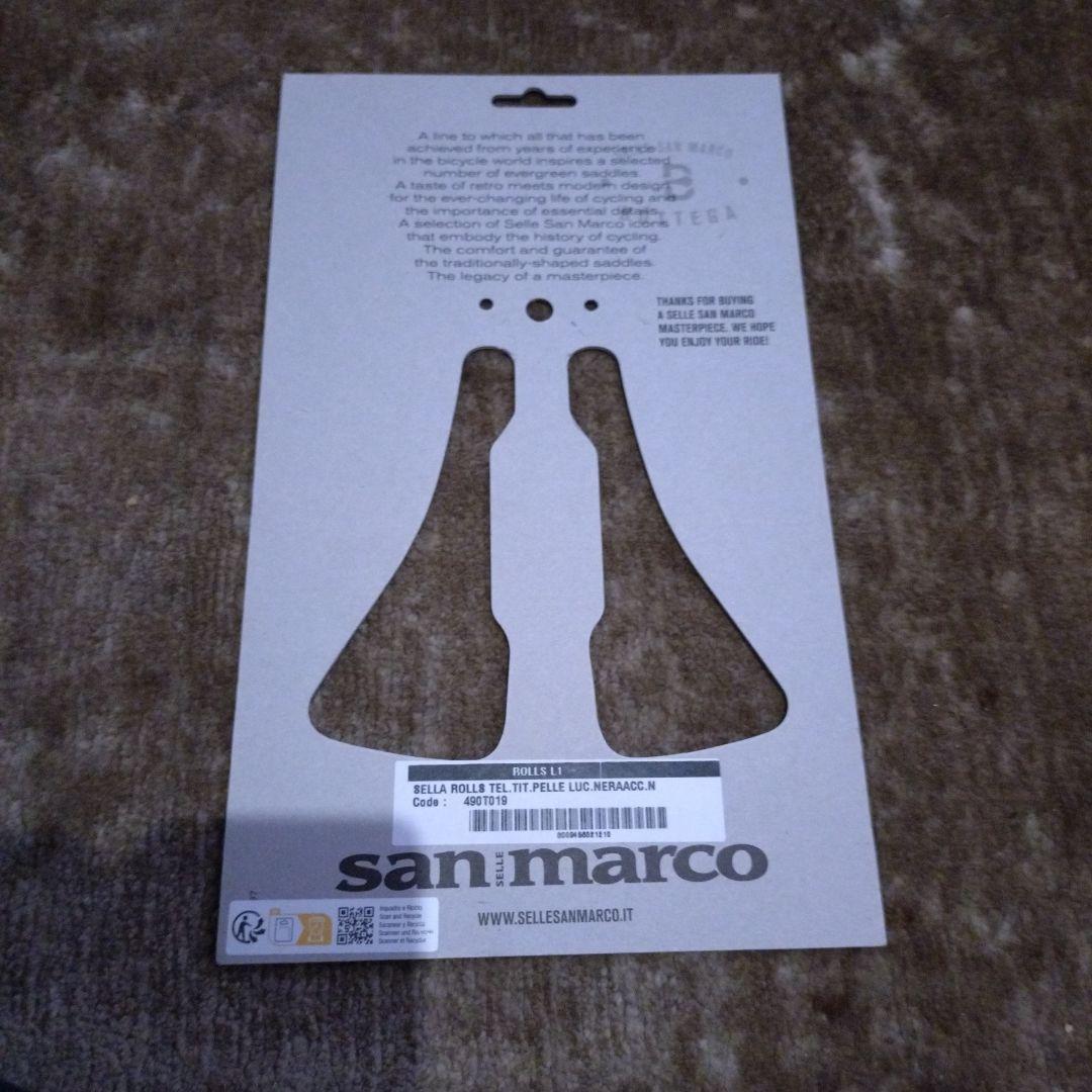 K*P様 SELLE SAN MARCO ROLLS チタン　ブラックサドル