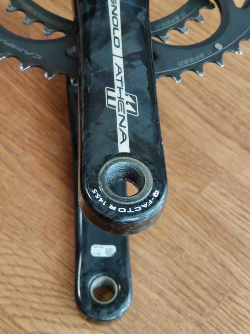 Campagnolo Athena カーボンクランク 165mm 50/34T