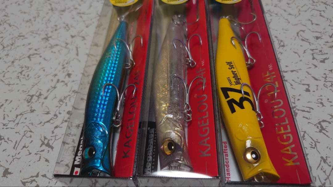 メガバス（Megabass） カゲロウ124F 22g（SP-C）３色セット