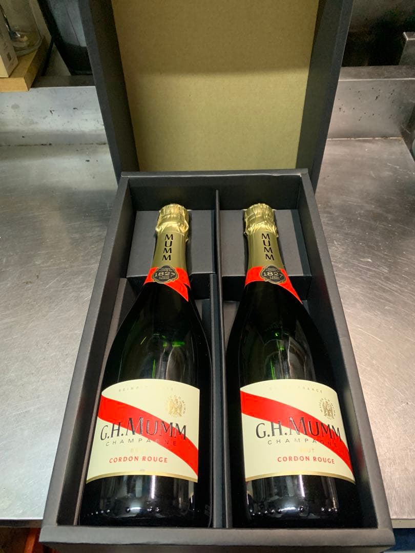 GH Mumm コルドンルージュ ブリュット 750ml【2本セット箱入り】