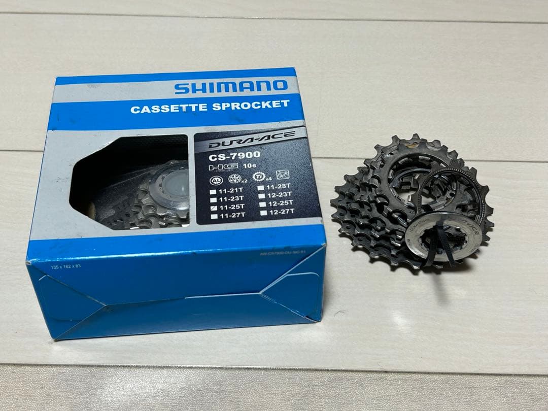未使用CS-7900 DURA-ACE 10s 11-25T 中古12-23T