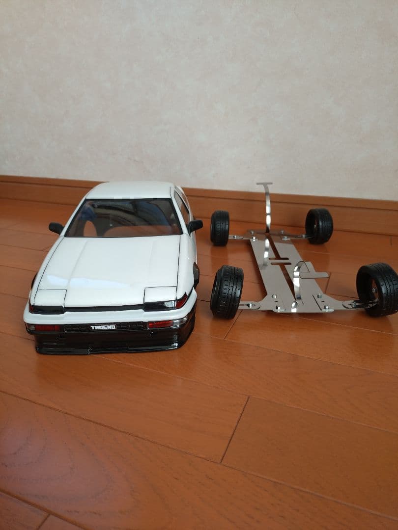 トレノ AE86 ホワイト/ブラック パンドラ ディスプレイシャーシ ete