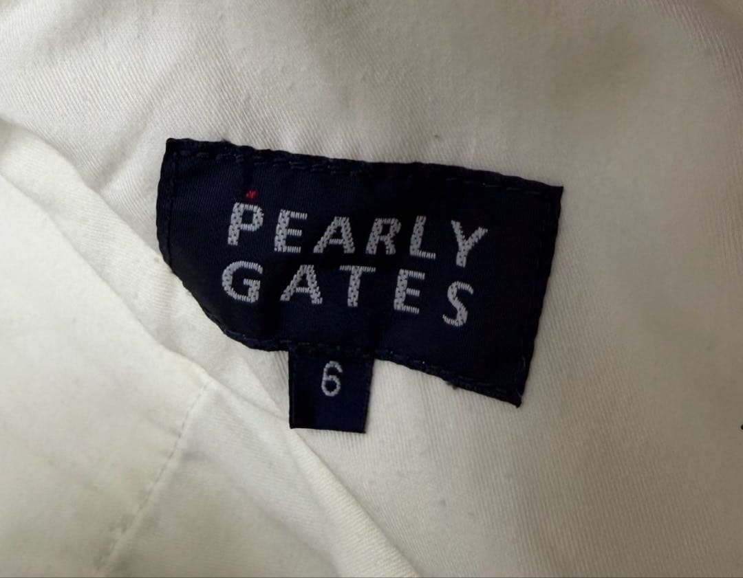 美品✨　PEARLY GATES ホワイト レインウェア パンツ　メンズ XL