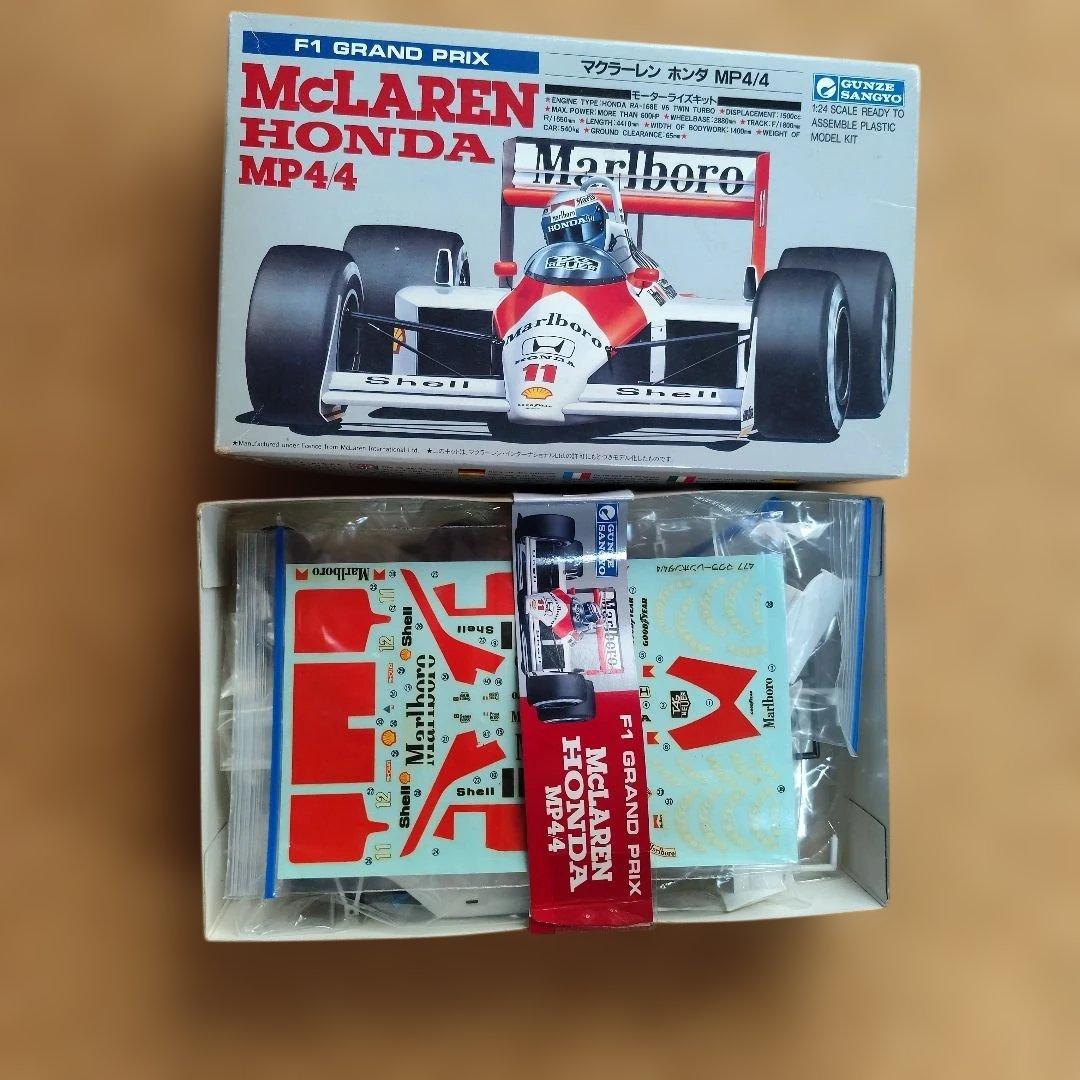 グンゼ模型F1モデルキットセット McLaren MP4/4 合計6台