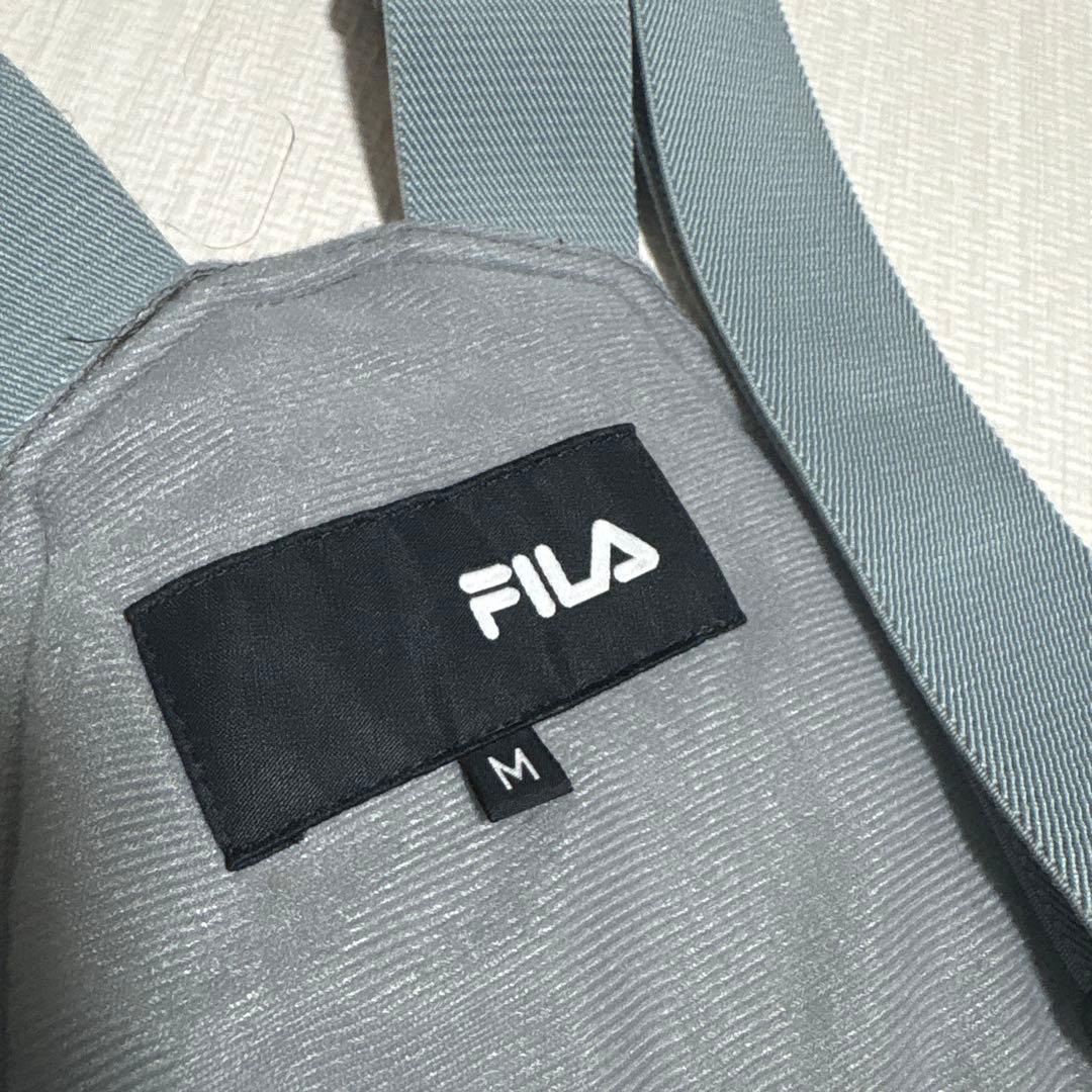 【一度着用】FILA スノーボード　スキーウェア　ファー　チケットケース