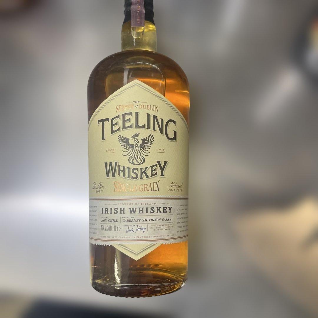 ウイスキー Teeling Single Grain Whiskey 46% 1L rear