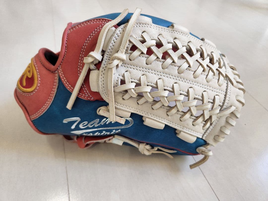 Rawlings 軟式グローブ Team 青/赤/白
