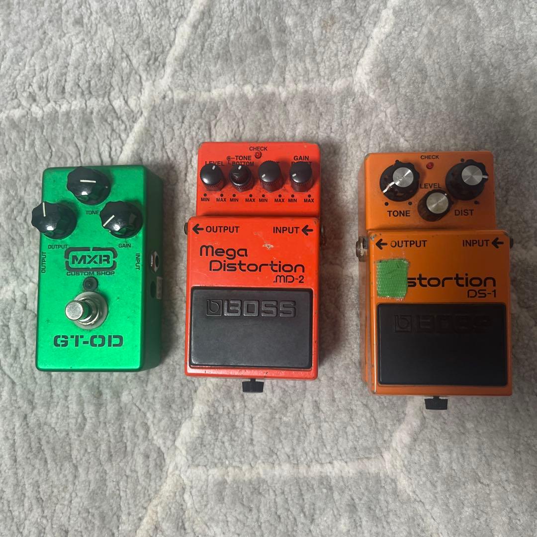 【セット売り】BOSS DS-1、MD-2、MXR GT-OD