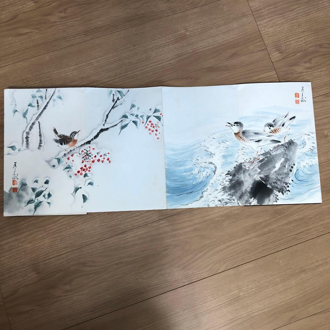 掛け軸　絵帳(3)骨董品　美術品