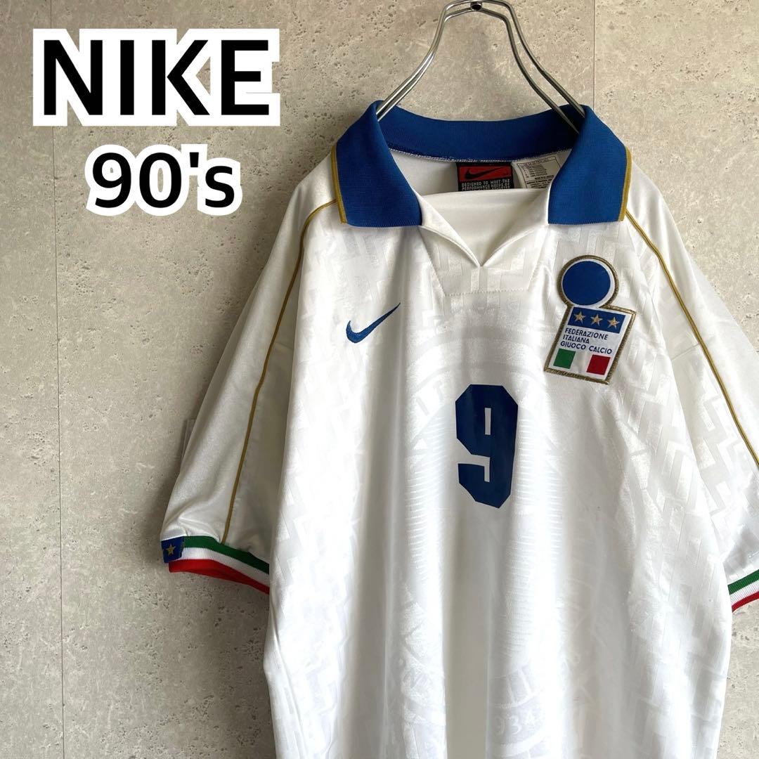 ナイキ 90s 1995 1996 サッカー イタリア代表アウェイ ユニフォーム