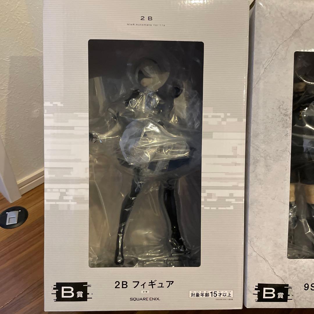新品 NieR:Automata スクエニ 放送記念くじフィギュア 2B 9S