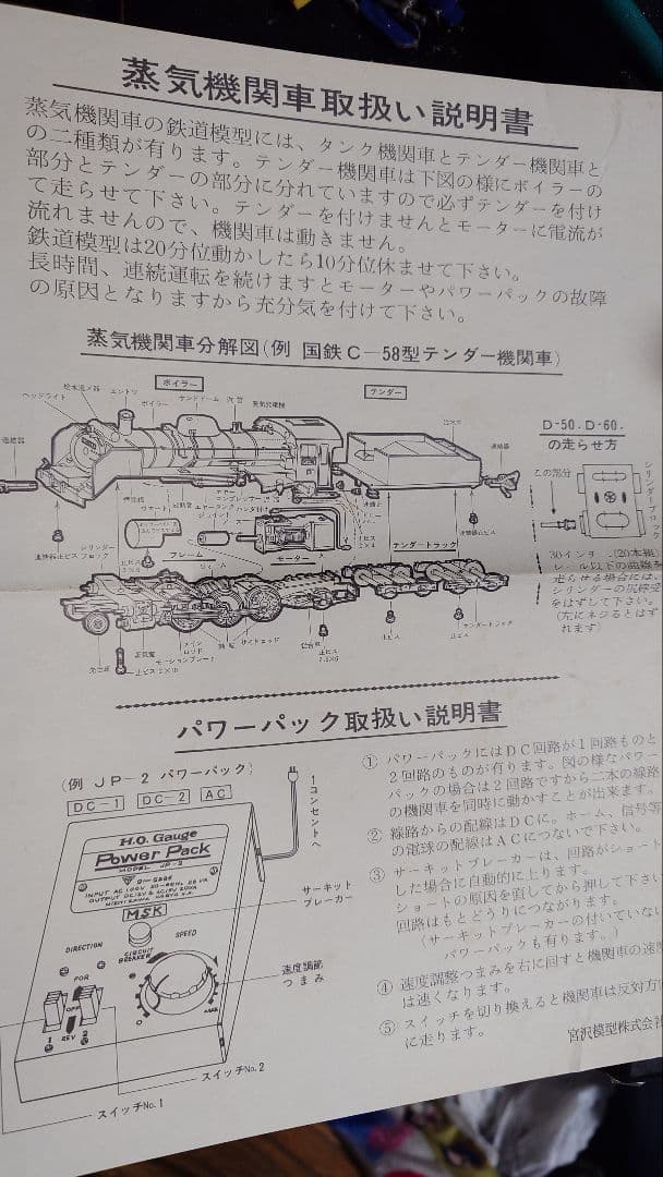 MIYAZAWA MOKEI C57 HOゲージ