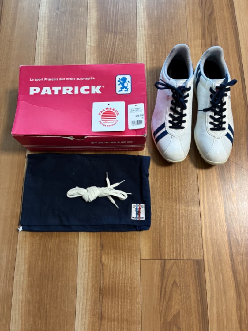 PATRICK 　BEAMS GOLF ホワイト/ネイビー未使用　42
