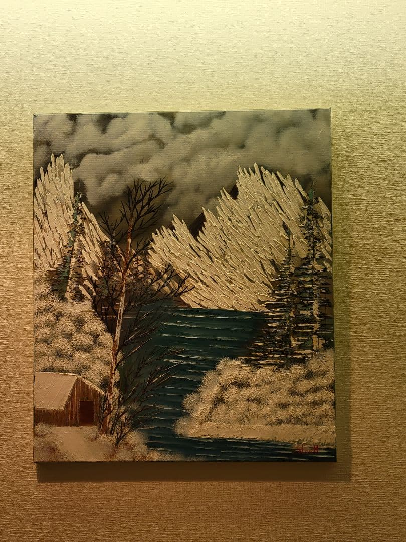 絵画 Winter Mountain