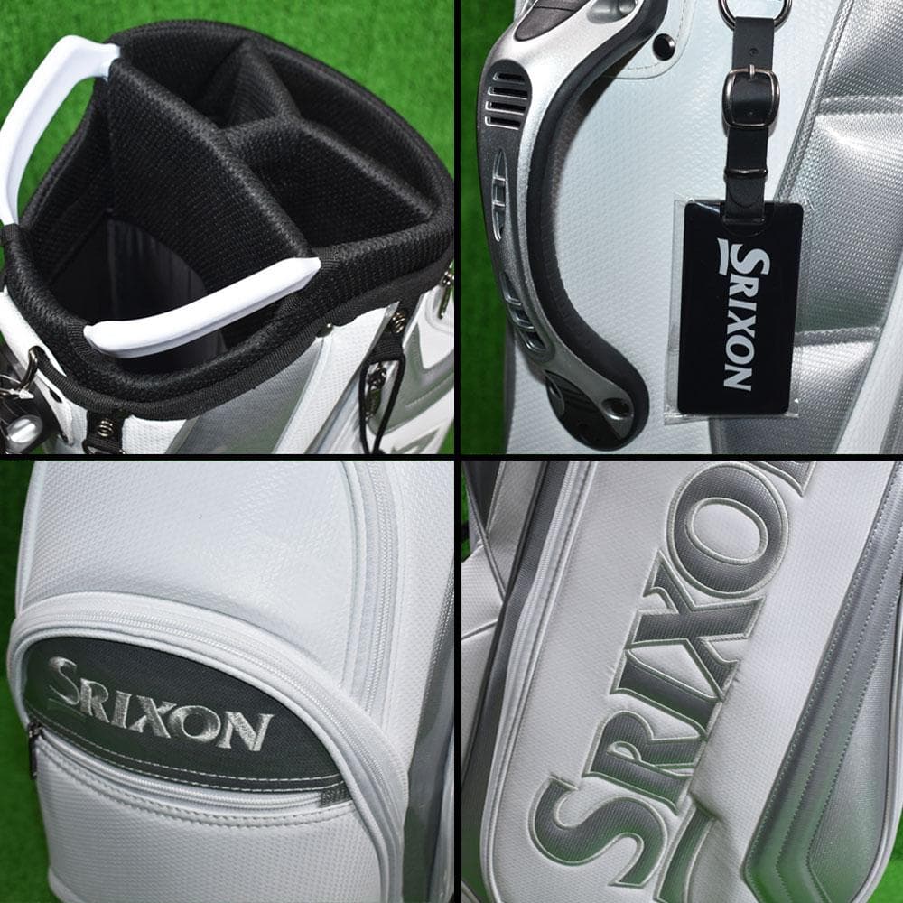 SRIXON/スリクソン ゴルフ キャディバッグ【ホワイト/シルバー】新品！