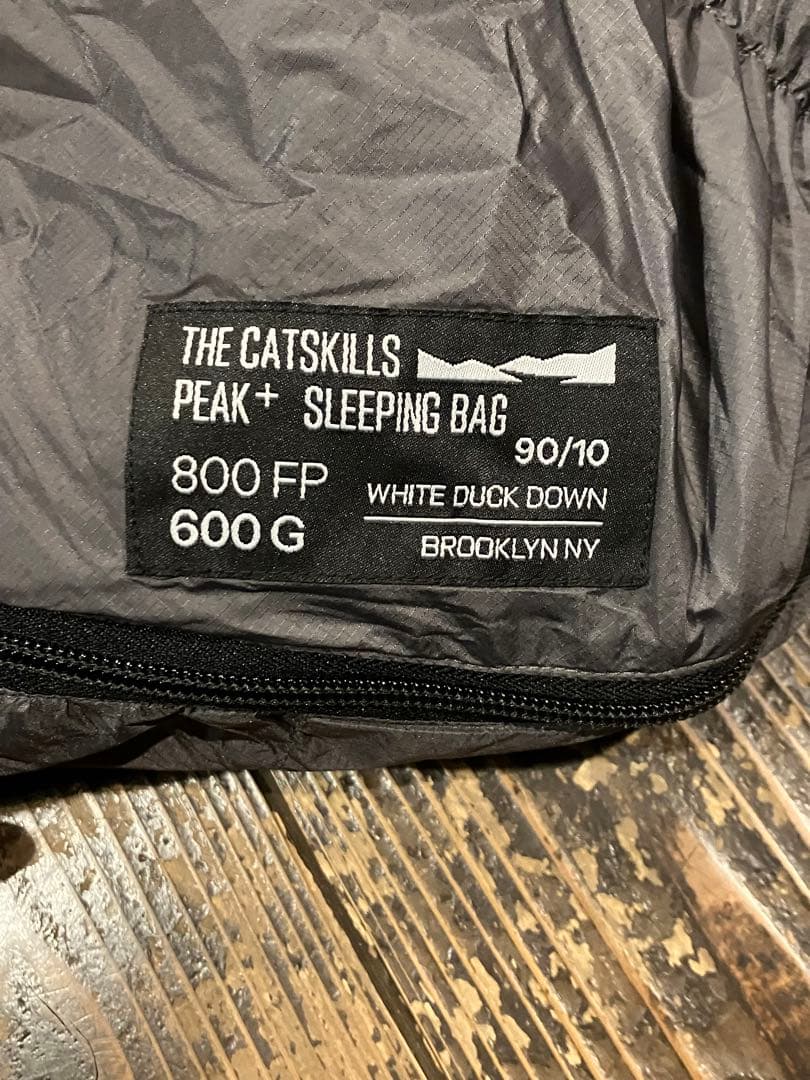 BROOKLYN OUTDOOR COMPANY 寝袋 600g 800FP