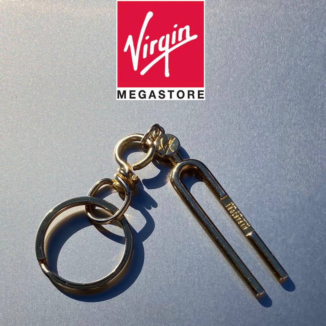 【希少】Virgin Megastore ヴァージンメガストア 音叉キーホルダー