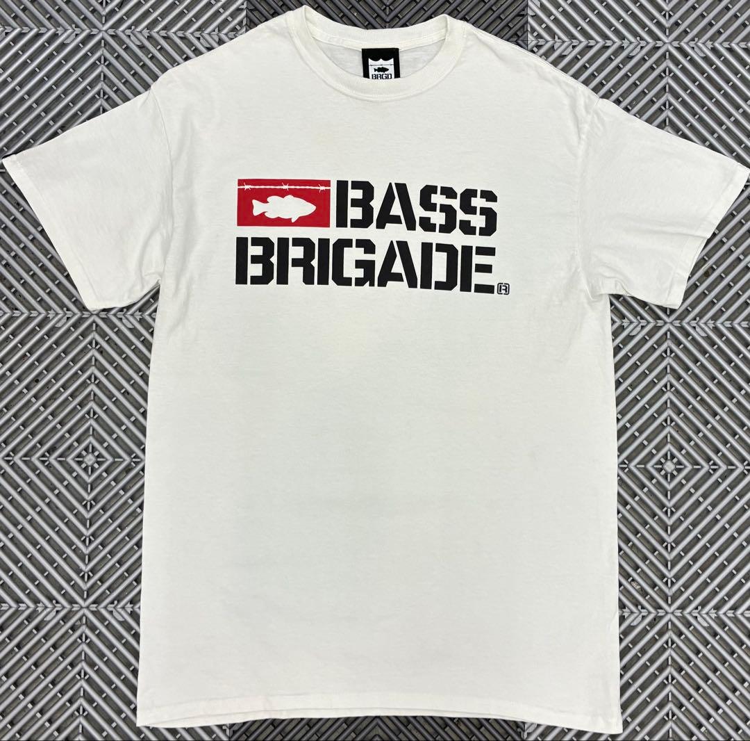 希少！限定コラボ！美品！Mサイズ！BASS BRIGADE Tシャツ ホワイト