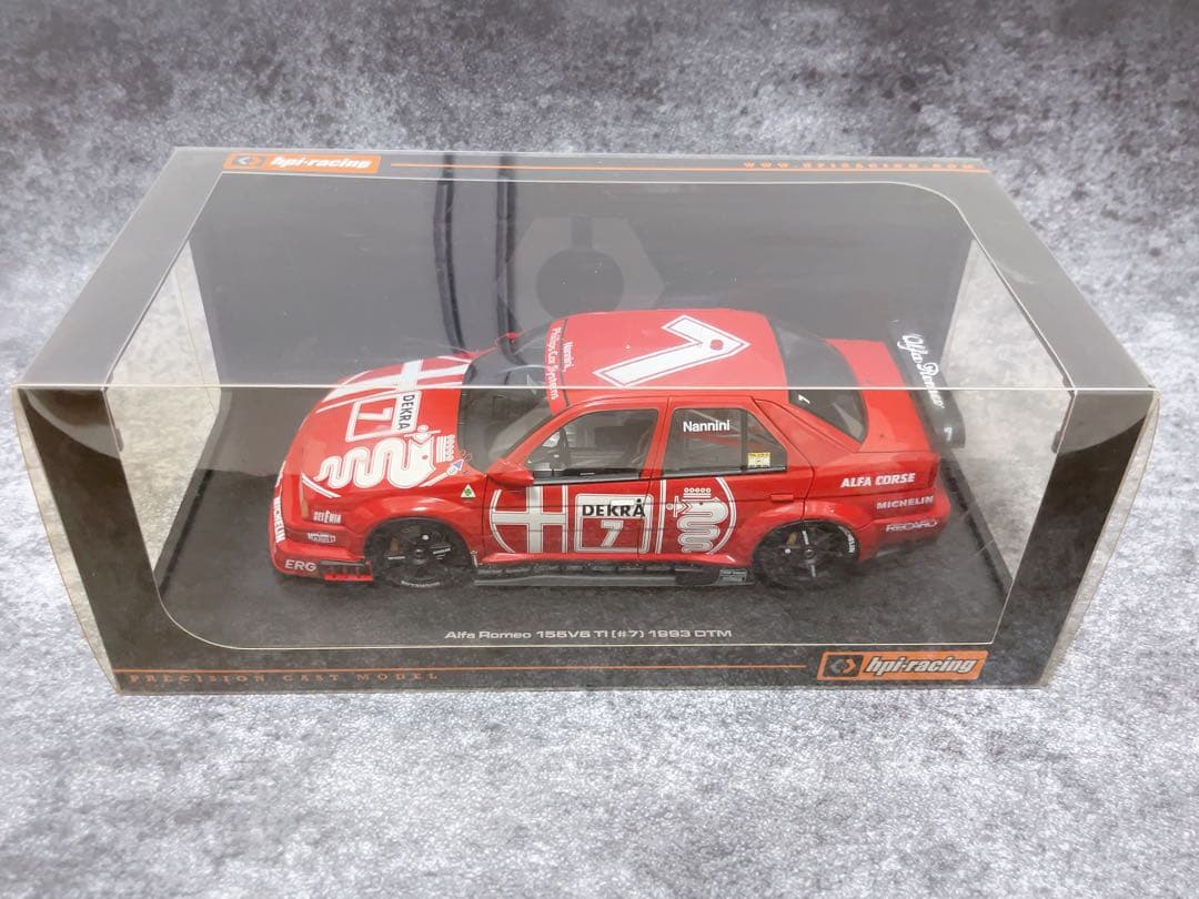ミニカー 1/18 HPI Alfa Romeo 155 V6 TI #7 DTM