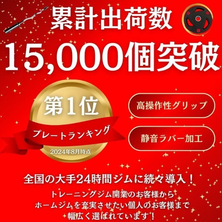 ★新品・送料無料★バーベルプレート計12.5kg(1.25kg×10枚) ラバー