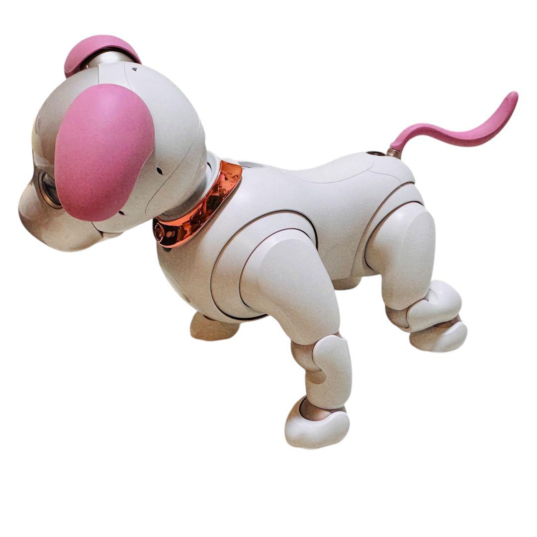 美品　ソニー aibo アイボ ERS-1000 耳＆しっぽ サクラ 首輪2色